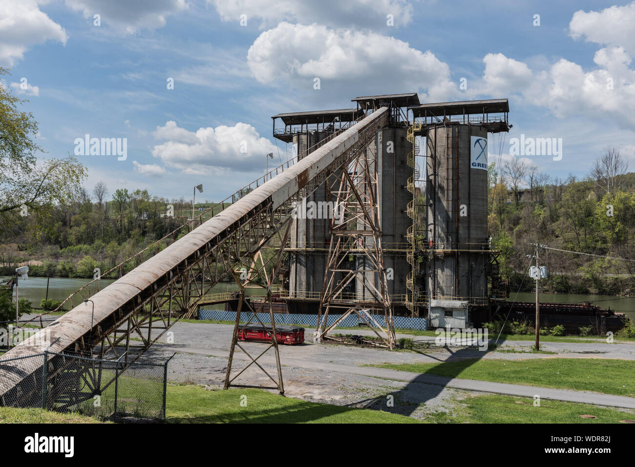 Greer Limestone works outside Morgantown, West Virginia Stock Photo - Alamy
