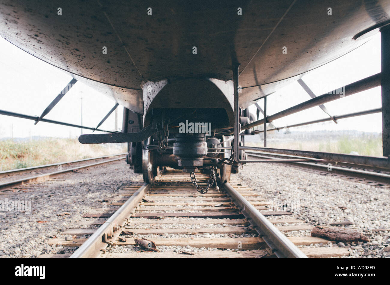 Vanishing train tracks hi-res stock photography and images - Alamy
