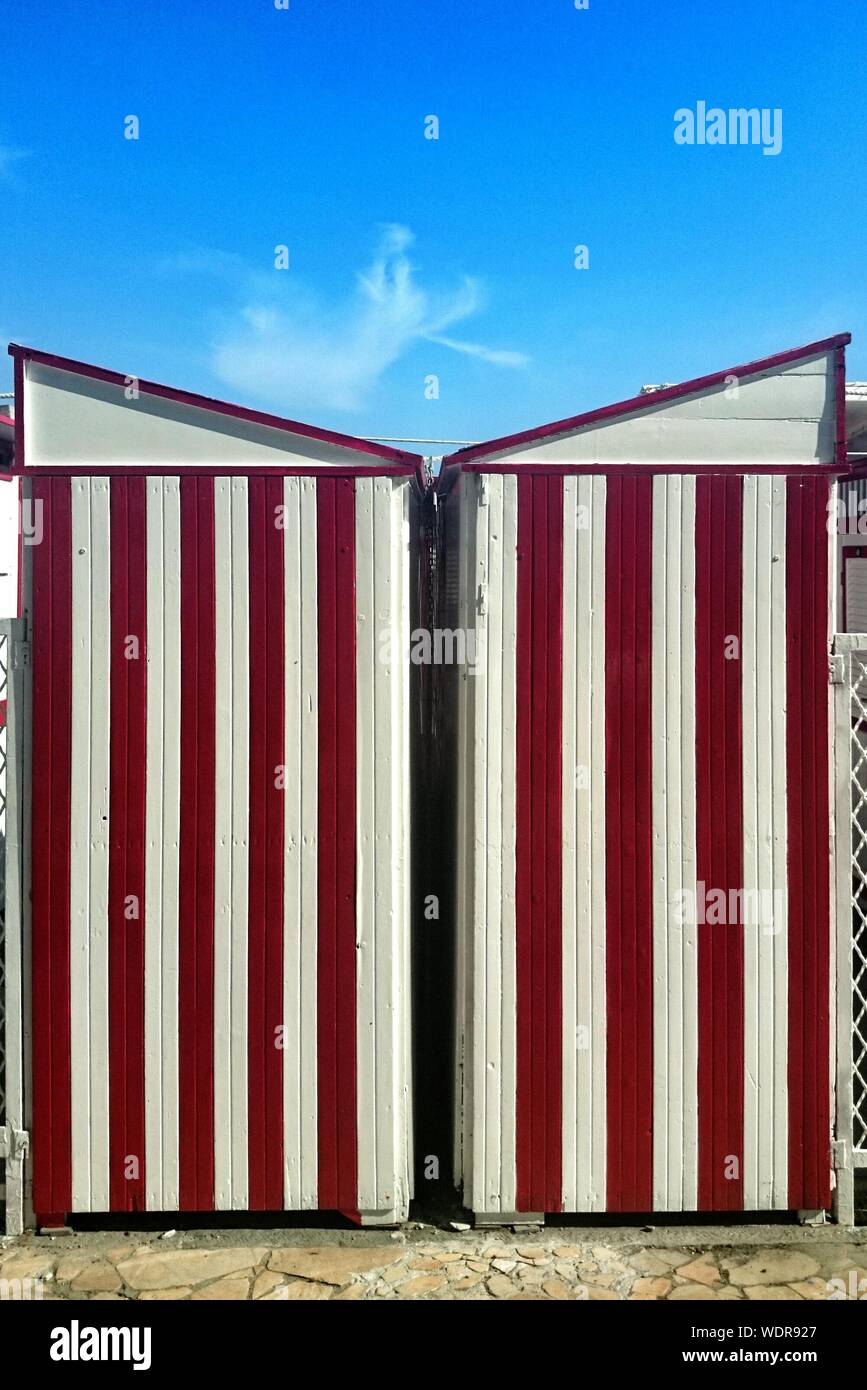 Striped Blue Hut High Resolution Stock Photography and Images - Alamy
