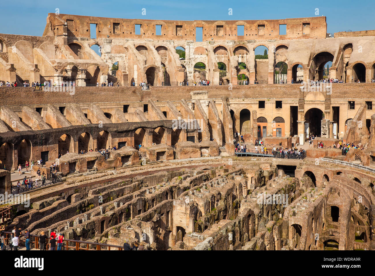 Colosseum underground tunnels rome hi-res stock photography and images ...