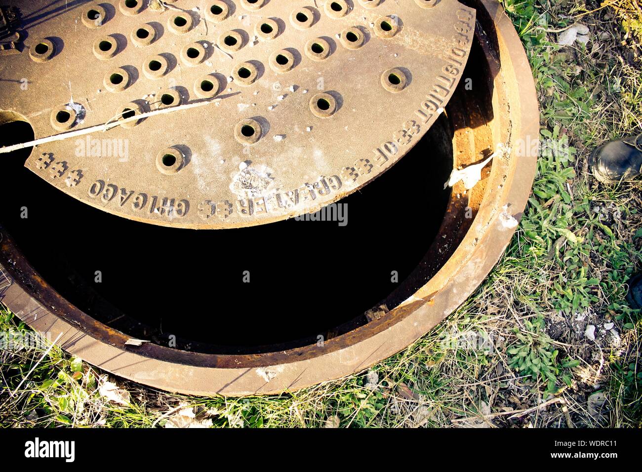 Communication manhole hi-res stock photography and images - Alamy
