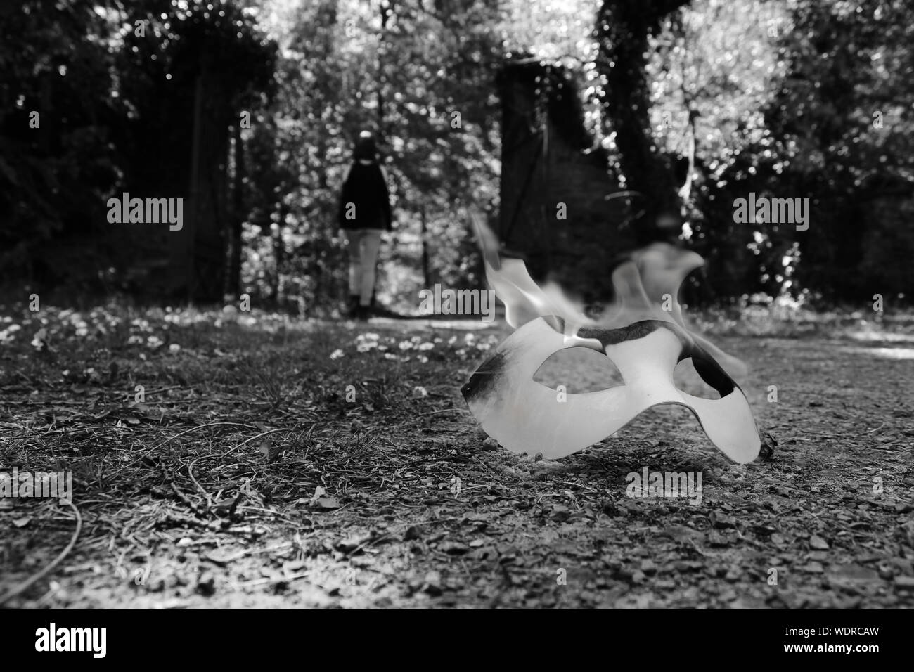 Burning mask hi-res stock photography and images - Alamy