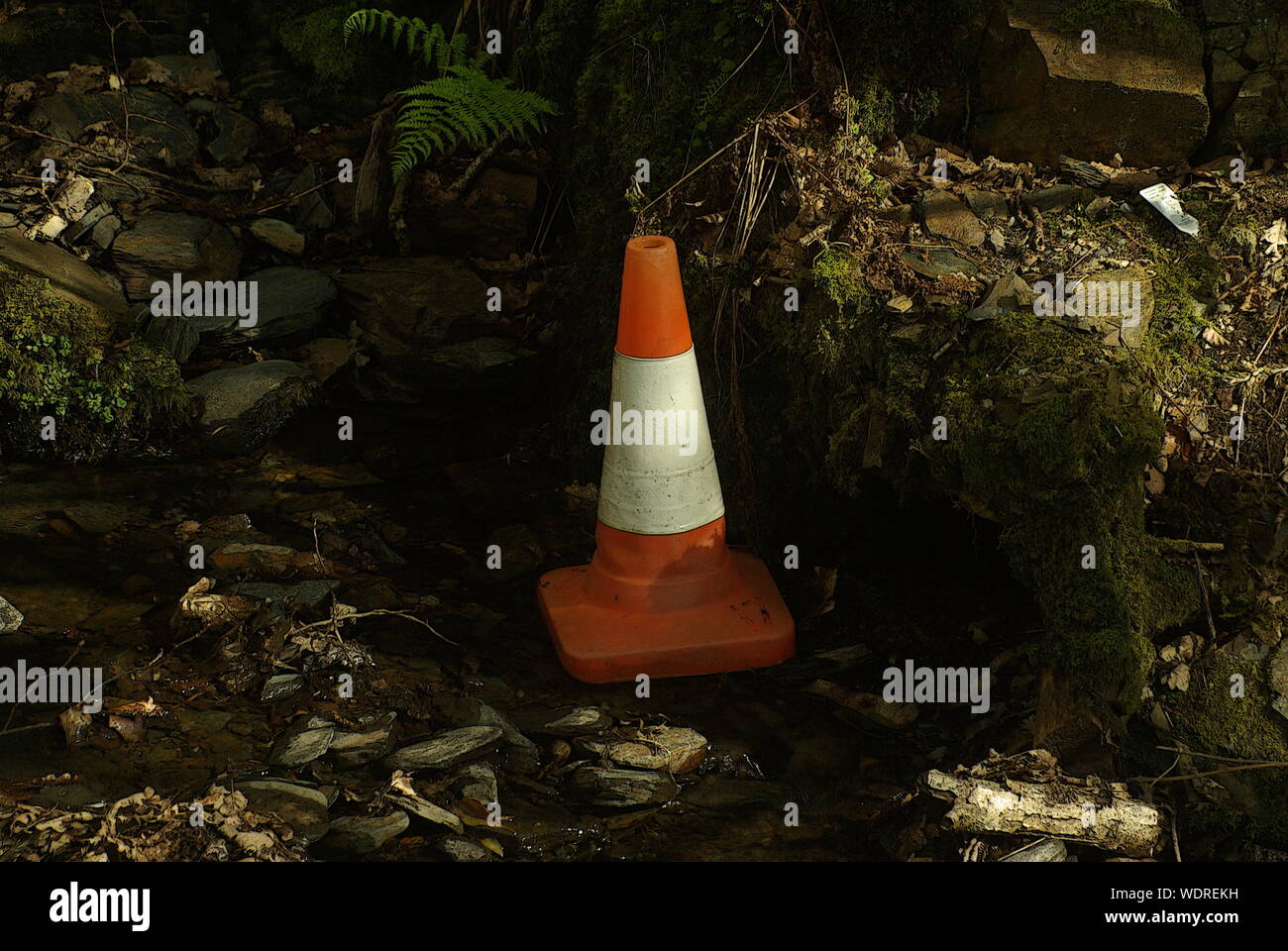 Old traffic cone hi-res stock photography and images - Alamy