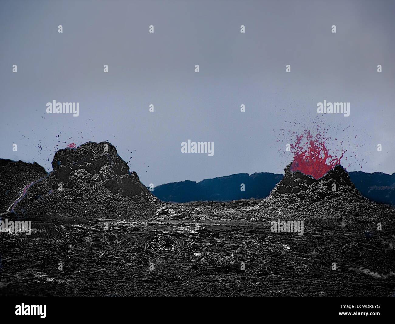 Red lava hi-res stock photography and images - Alamy