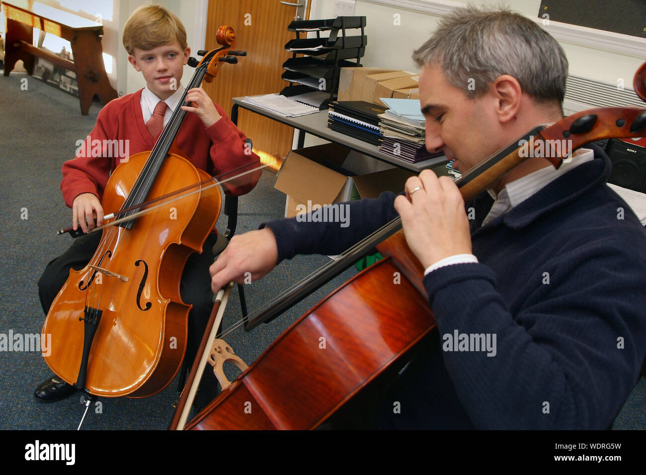 Abbey School, Tewkesbury, Gloucestershire, UK, with student Andrew ...