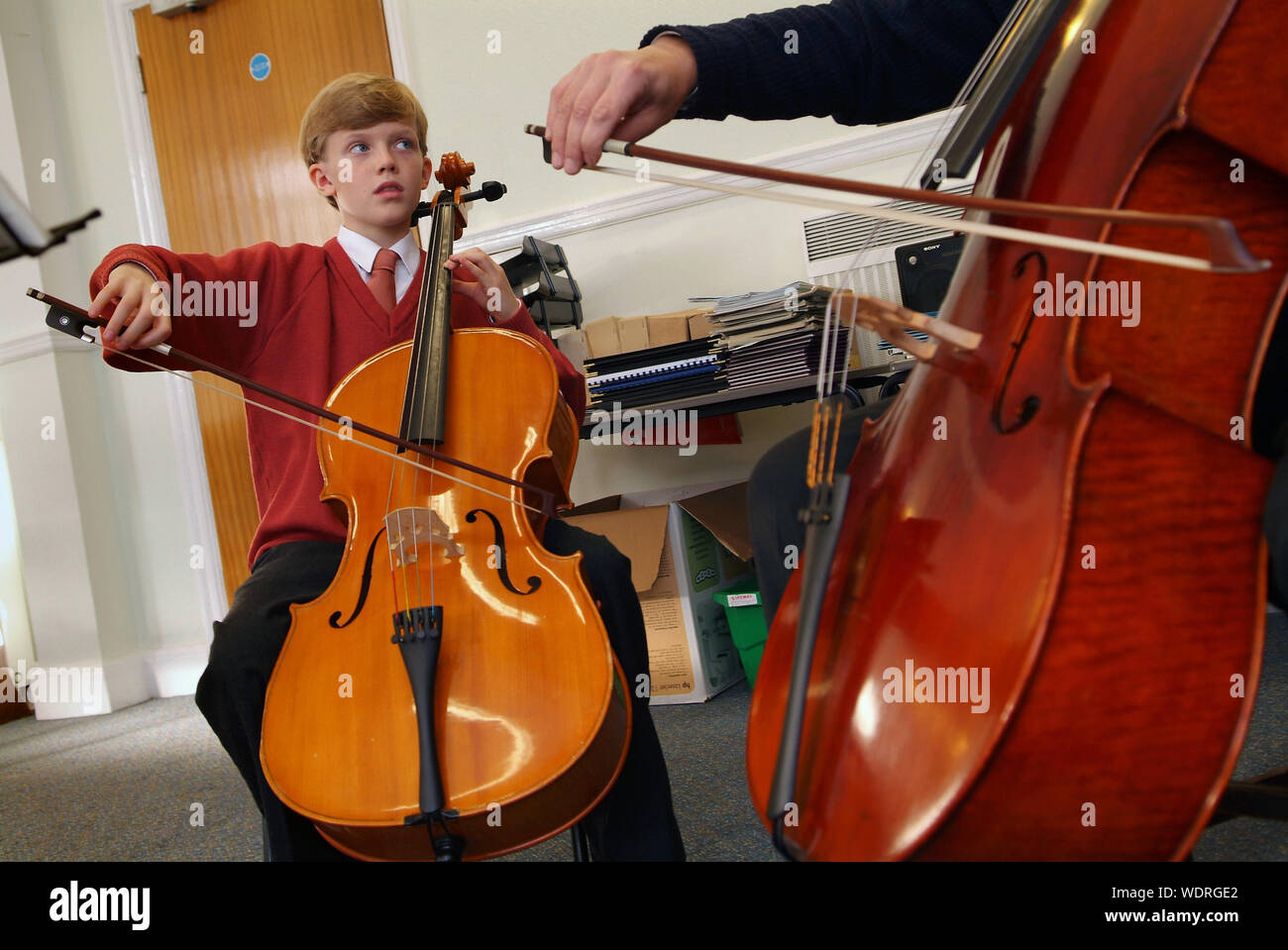 Abbey School, Tewkesbury, Gloucestershire, UK, with student Andrew ...