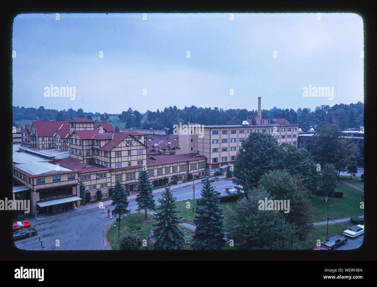 Grossinger's front above, Liberty, New York Stock Photo - Alamy
