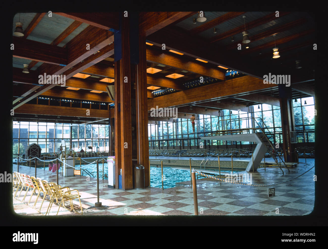 Grossinger's indoor pool, Liberty, New York Stock Photo - Alamy