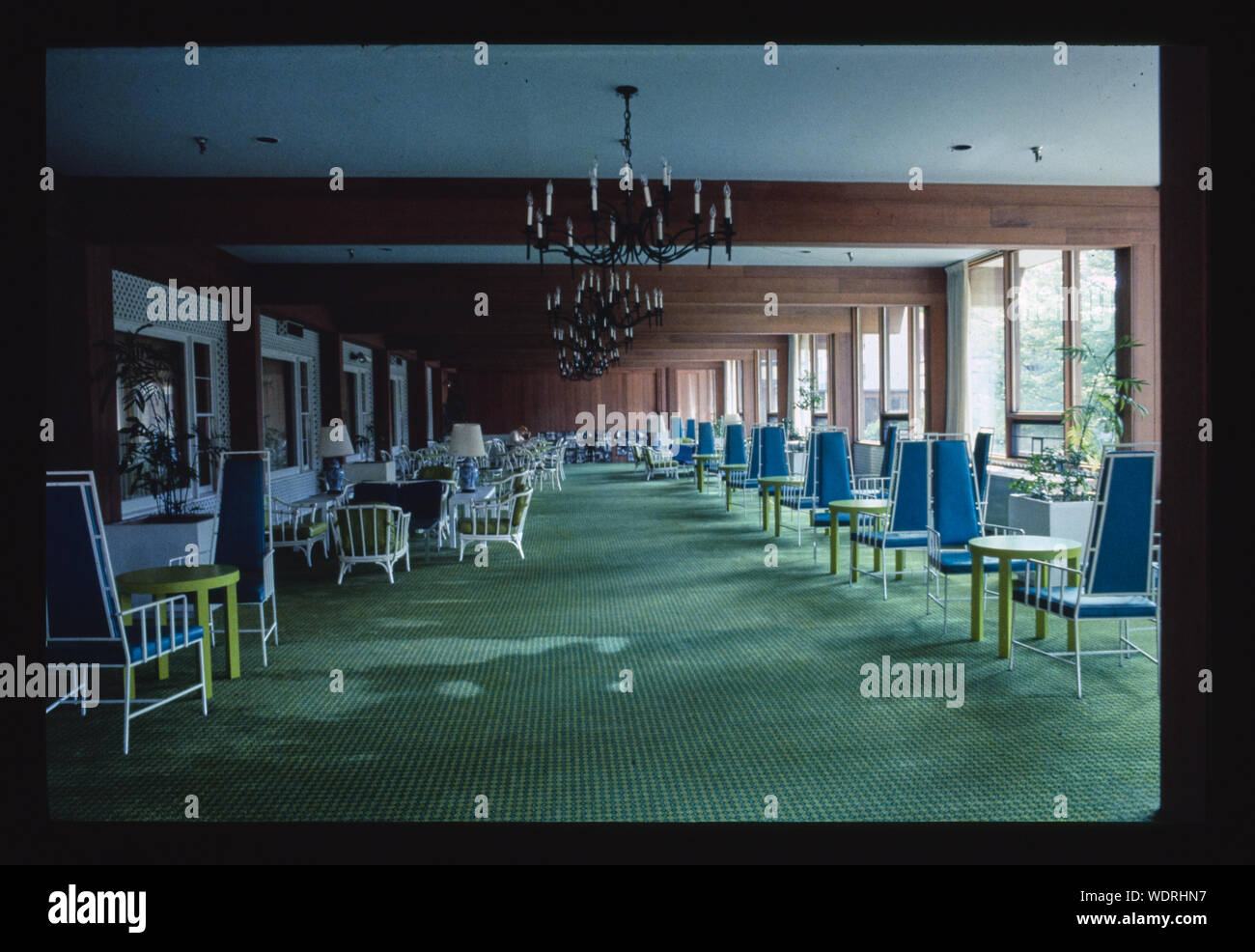 Grossinger's lobby corridor, Liberty, New York Stock Photo - Alamy