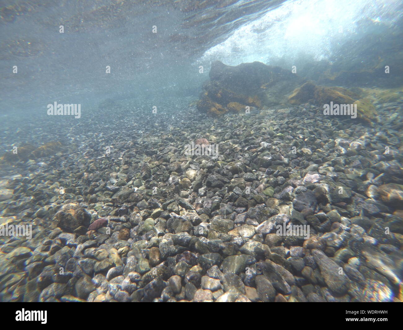 Rocks underwater hi-res stock photography and images - Alamy