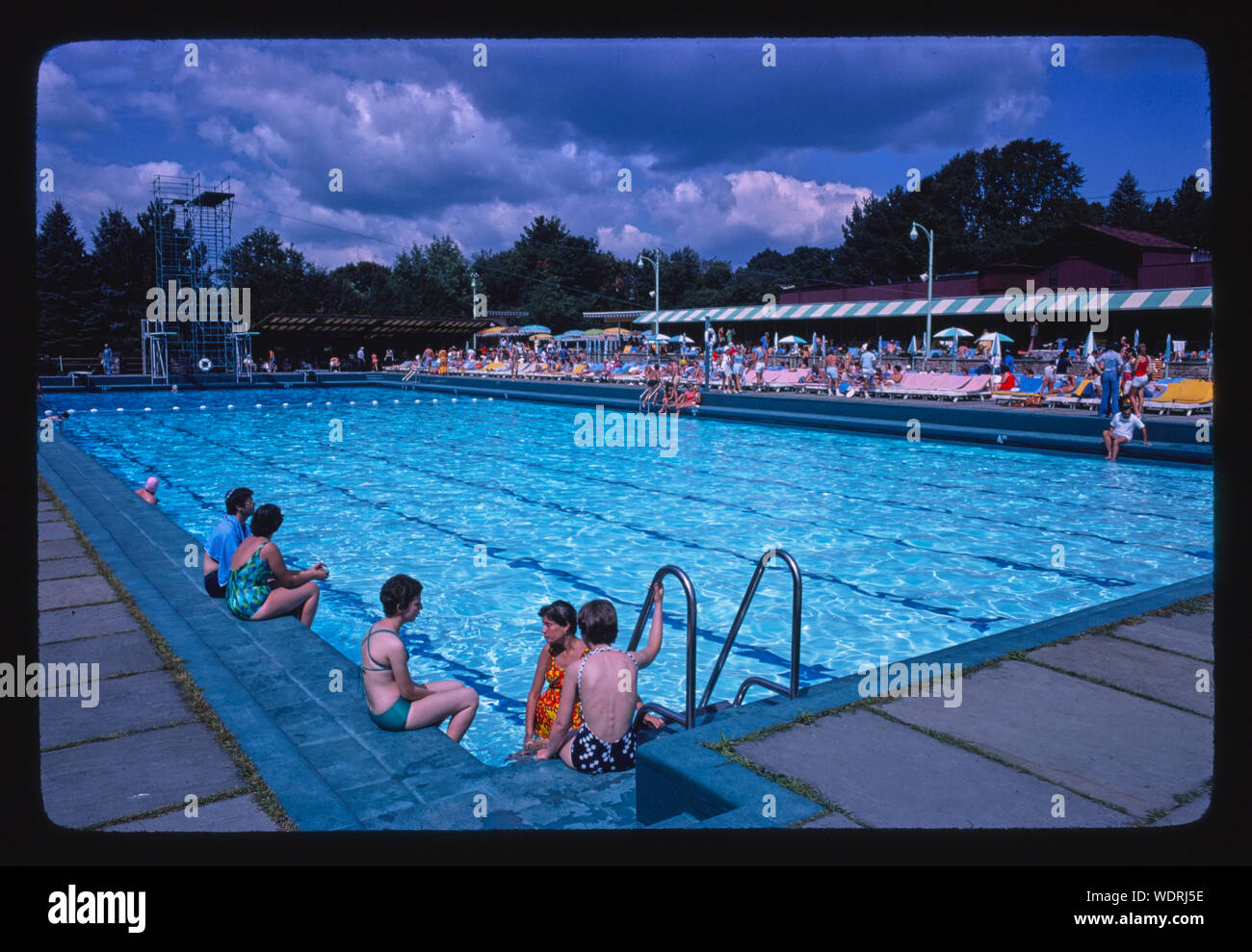 Grossinger's pool, Liberty, New York Stock Photo - Alamy