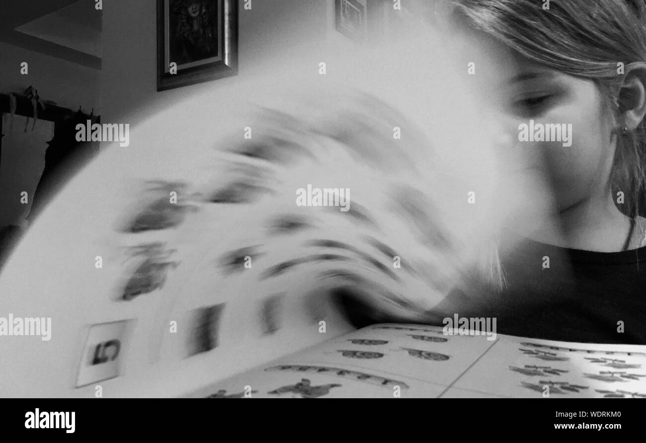Flipping page Black and White Stock Photos & Images - Alamy