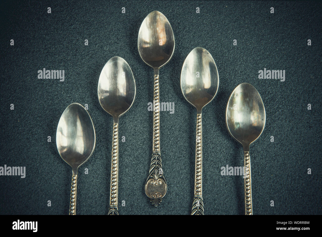 Arrangement of spoons hi-res stock photography and images - Alamy