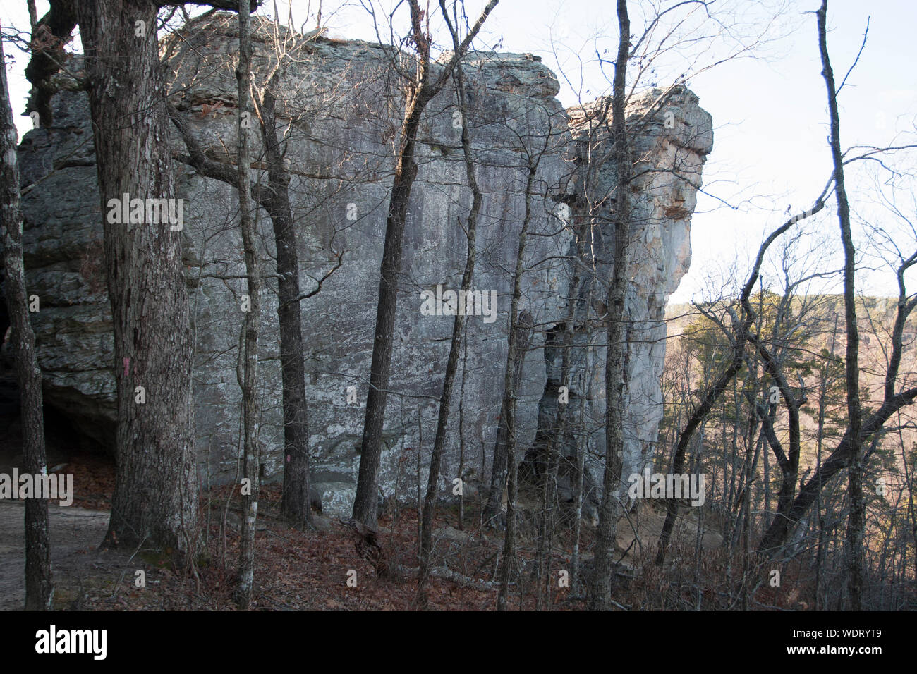 Rock Formations, Petit Jean State Park, Arkansas Stock Photo - Alamy