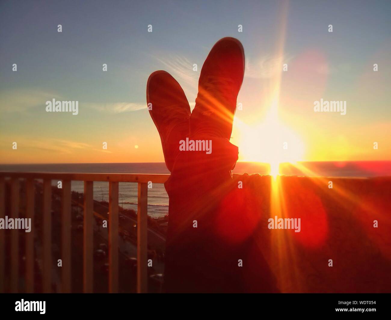Feet sunset hi-res stock photography and images - Alamy