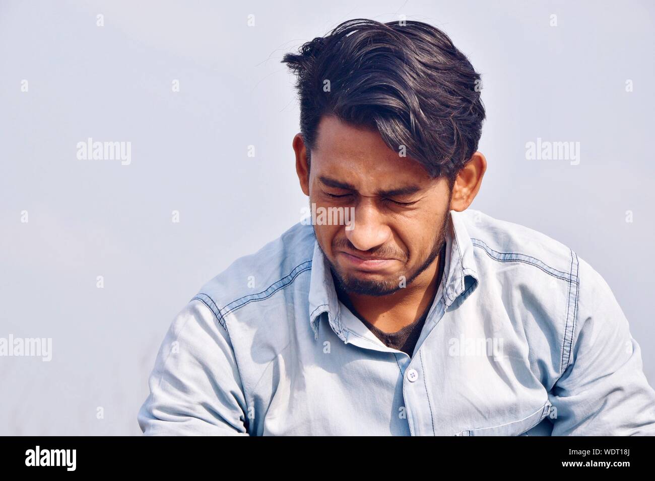 Sad Indian Man High Resolution Stock Photography and Images - Alamy