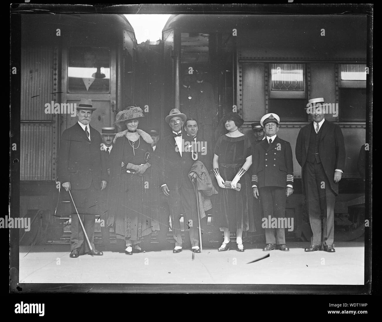 Group train charles evans hi-res stock photography and images - Alamy