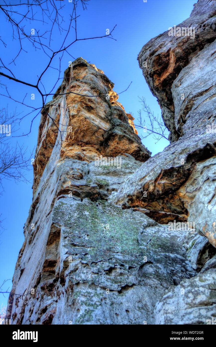 Rock Formations, Petit Jean State Park, Arkansas Stock Photo - Alamy