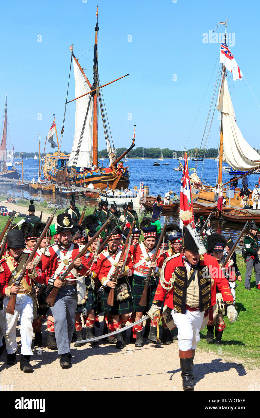 British soldiers during the 1809 Walcheren Campaign Napoleonic battle ...