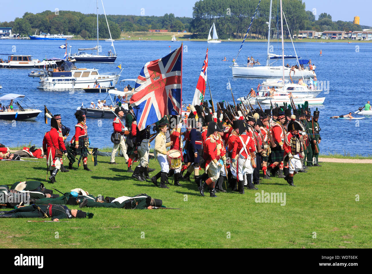 British soldiers during the 1809 Walcheren Campaign Napoleonic battle ...