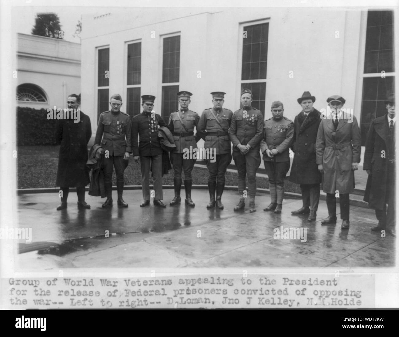 Wwi veterans Black and White Stock Photos & Images - Alamy