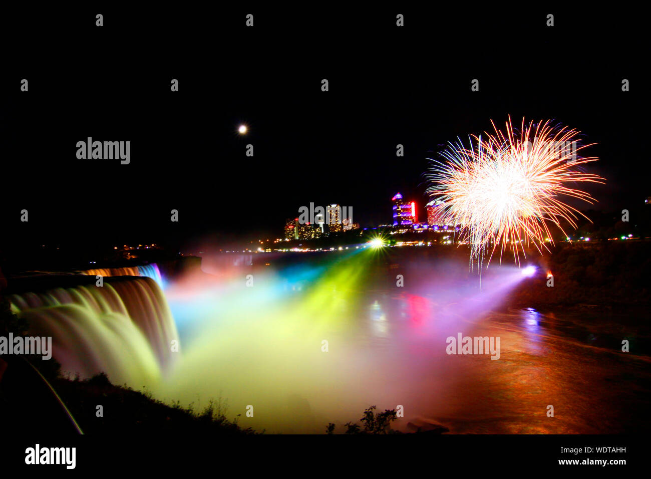 Fireworks waterfall hi-res stock photography and images - Alamy