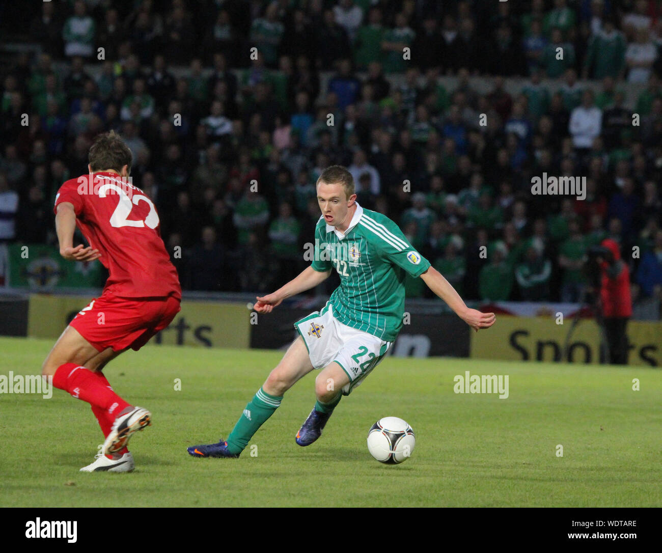 11th September 2012 - Northern Ireland 1 Luxembourg 1. 2014 World Cup ...