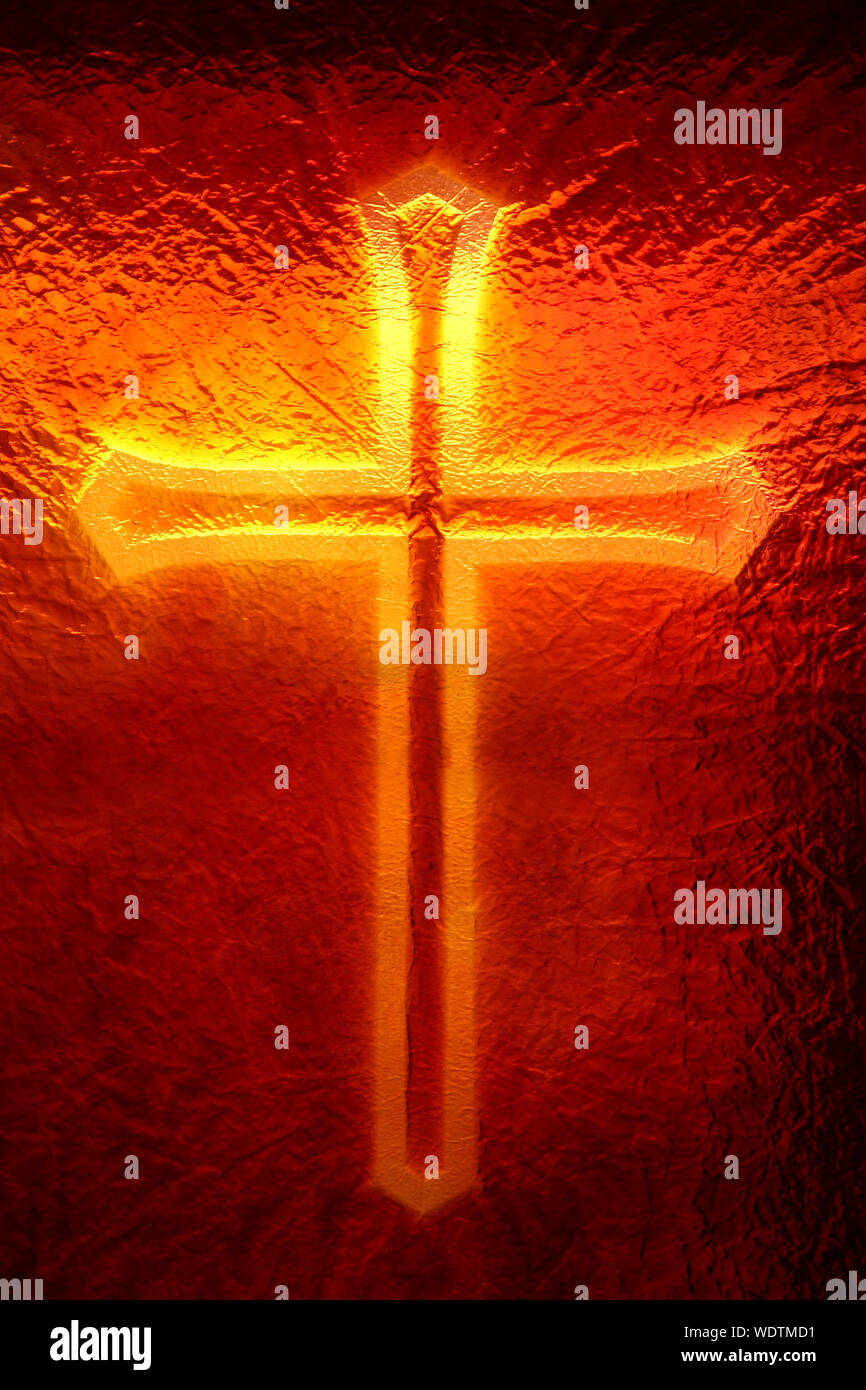 Gold colored cross hi-res stock photography and images - Alamy