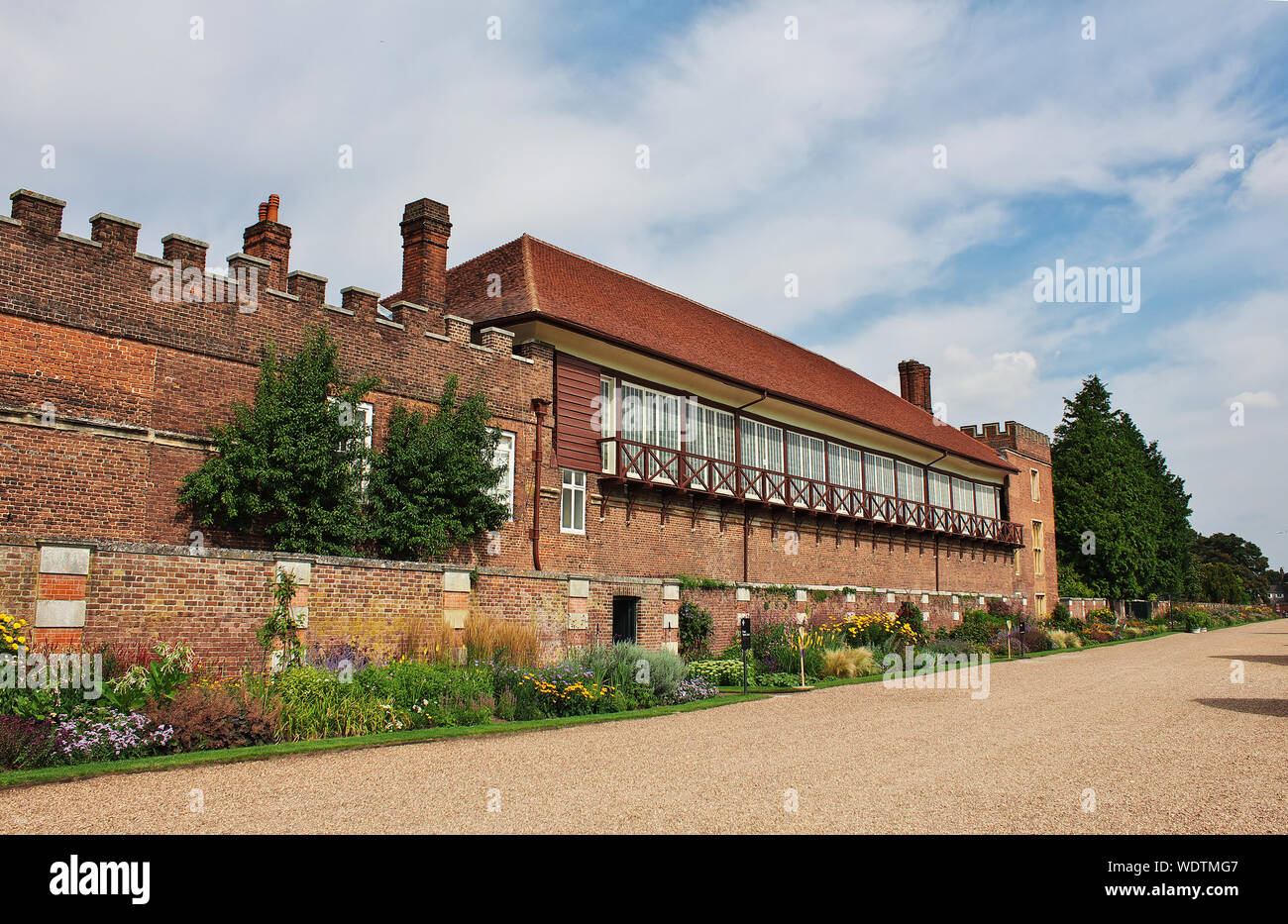 The Royal Castle Of HAMPTON Court, England Stock Photo - Alamy