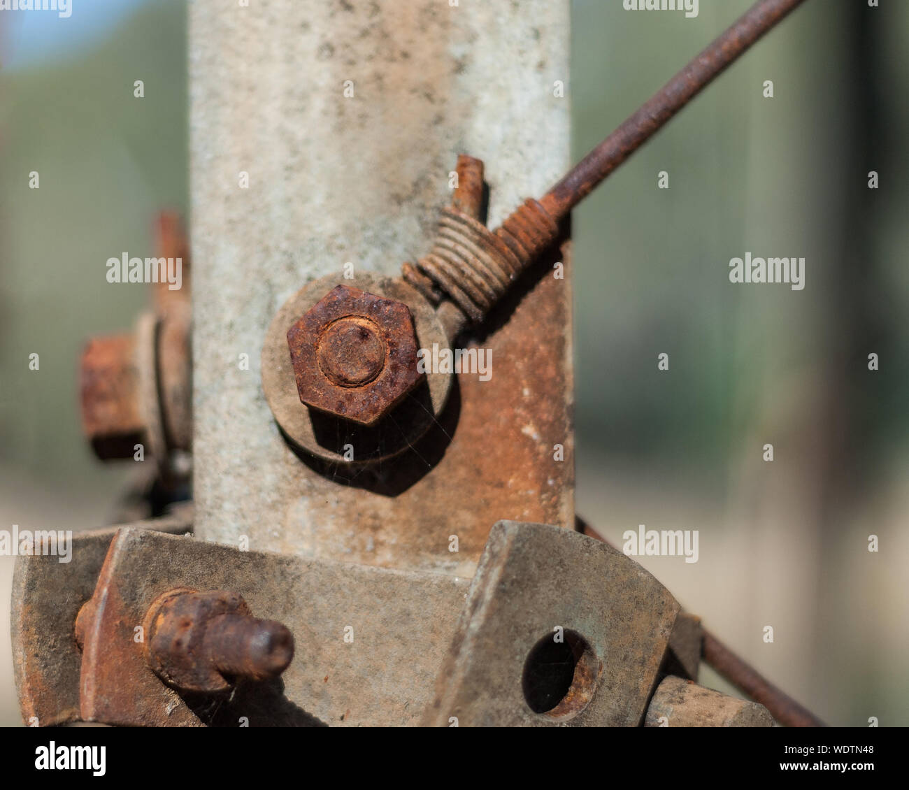 Rusty iron pole hi-res stock photography and images - Alamy