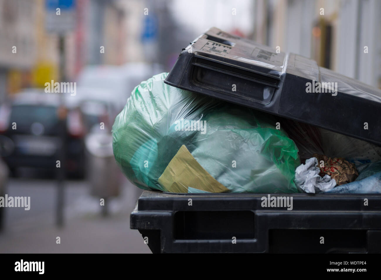 Plastic bag garbage hi-res stock photography and images - Alamy