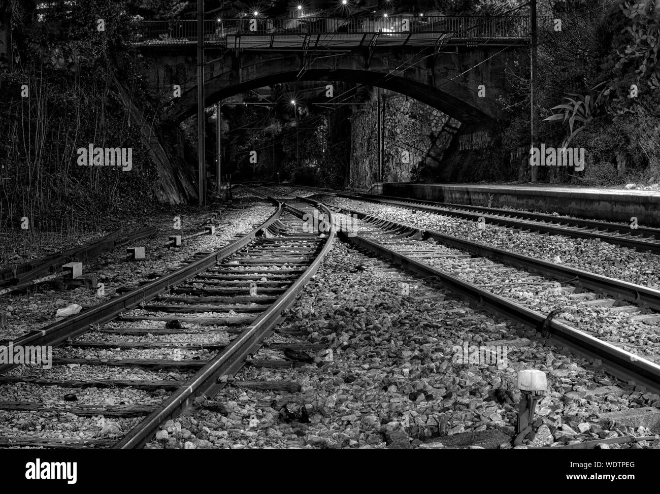 Built over tracks hi-res stock photography and images - Alamy