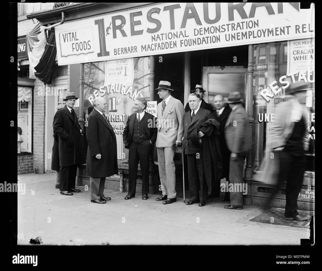 National demonstration Black and White Stock Photos & Images - Alamy