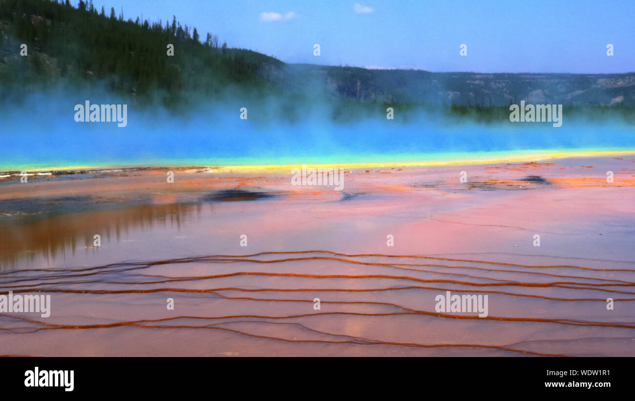 Grand prismatic pool in hi-res stock photography and images - Alamy