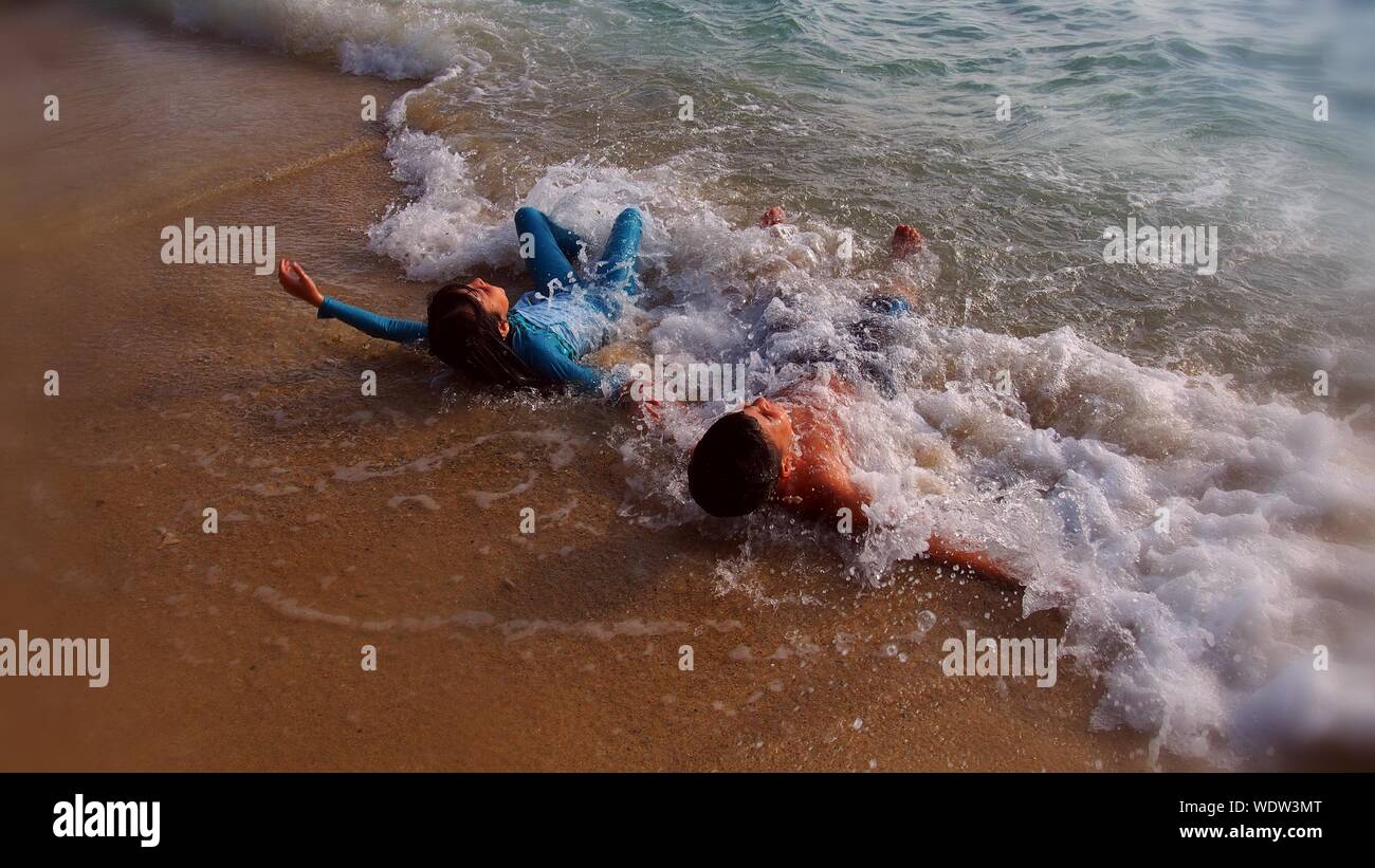 Brothers enjoying the beauty hi-res stock photography and images - Alamy