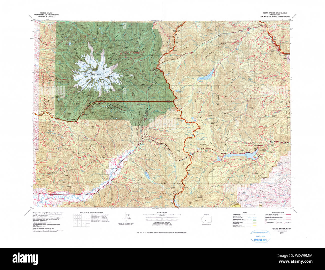 Map of rainier Cut Out Stock Images & Pictures - Alamy
