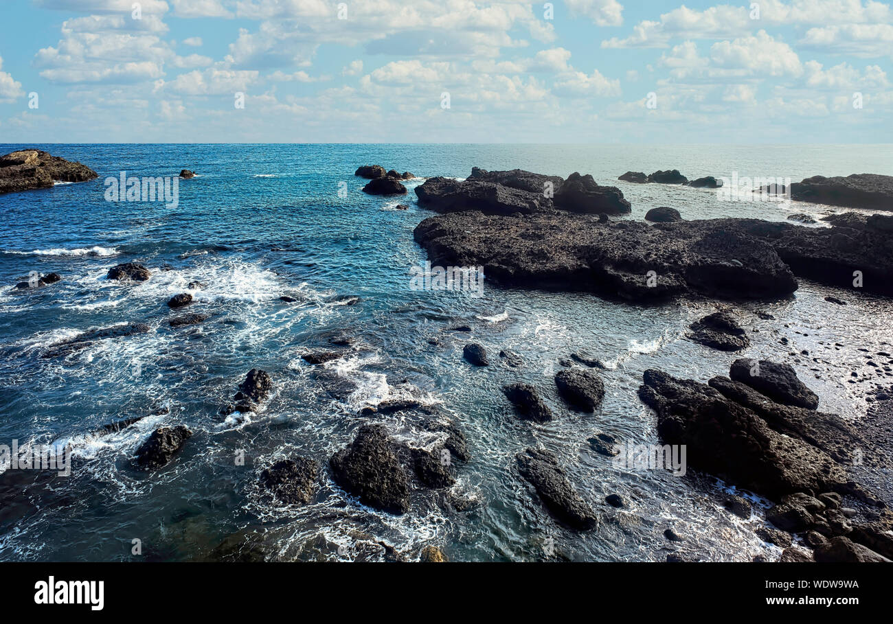 Tropical beach blue ocean in hi-res stock photography and images - Alamy