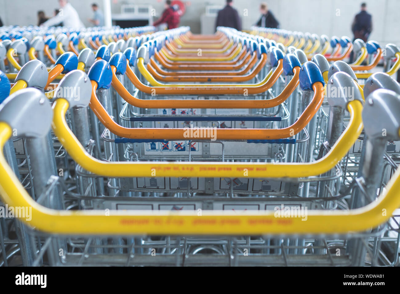 Airport Luggage Carts High Resolution Stock Photography and Images - Alamy