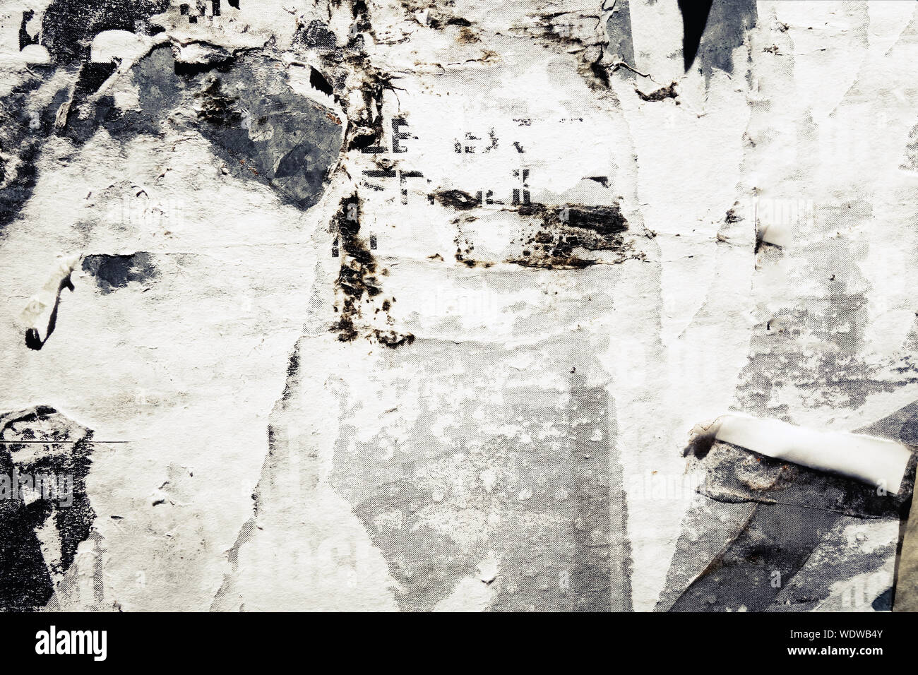 Torn Up Poster Wall High Resolution Stock Photography and Images - Alamy