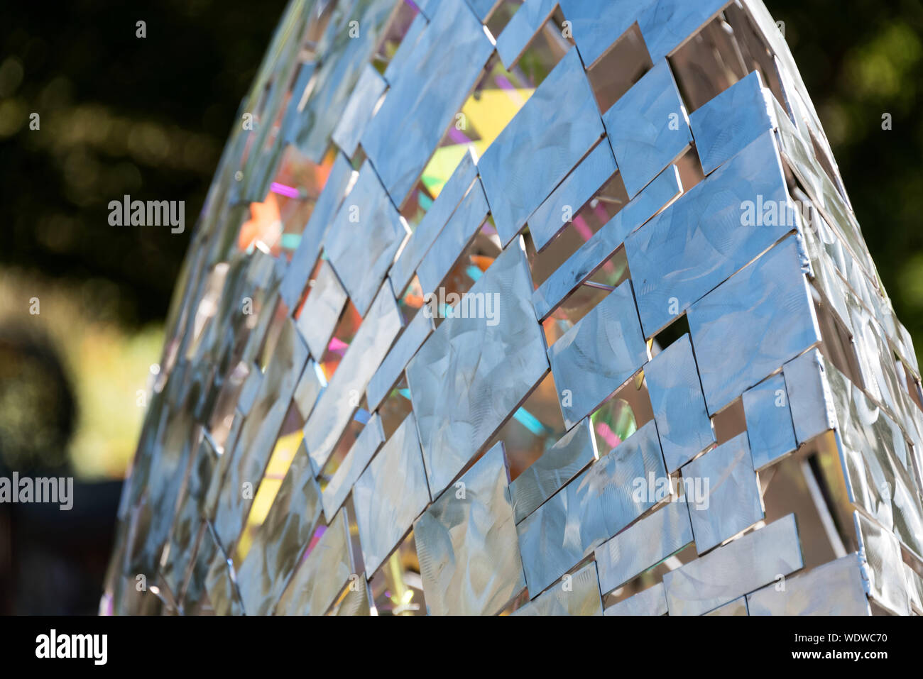 'Colarium,' a sculpture by George Sherwood; part of the Wind, Waves ...