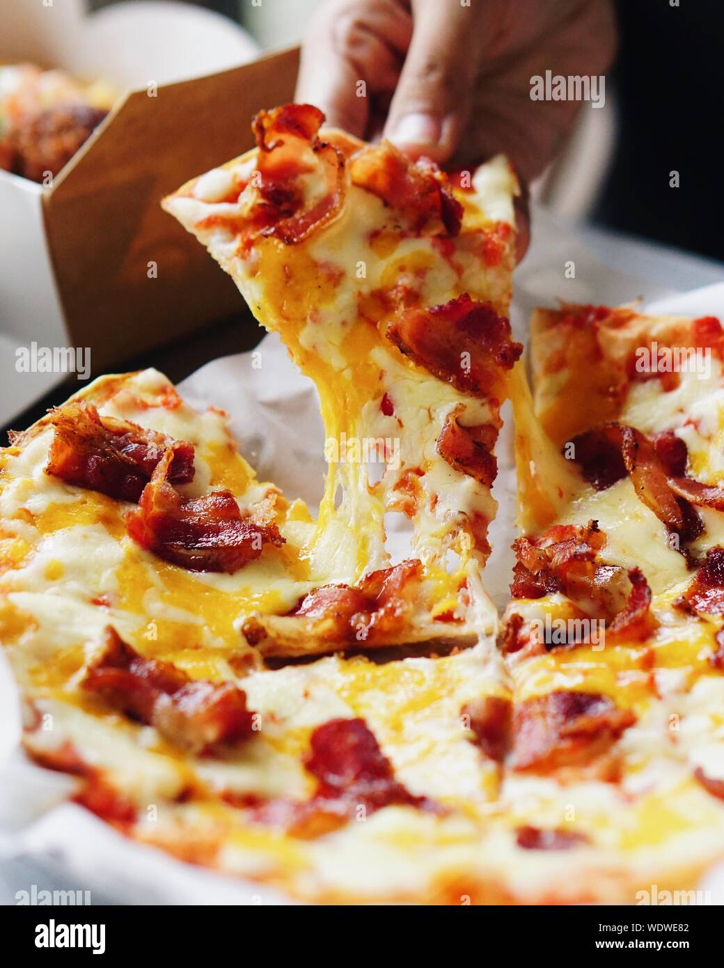 Pizza detail hi-res stock photography and images - Alamy