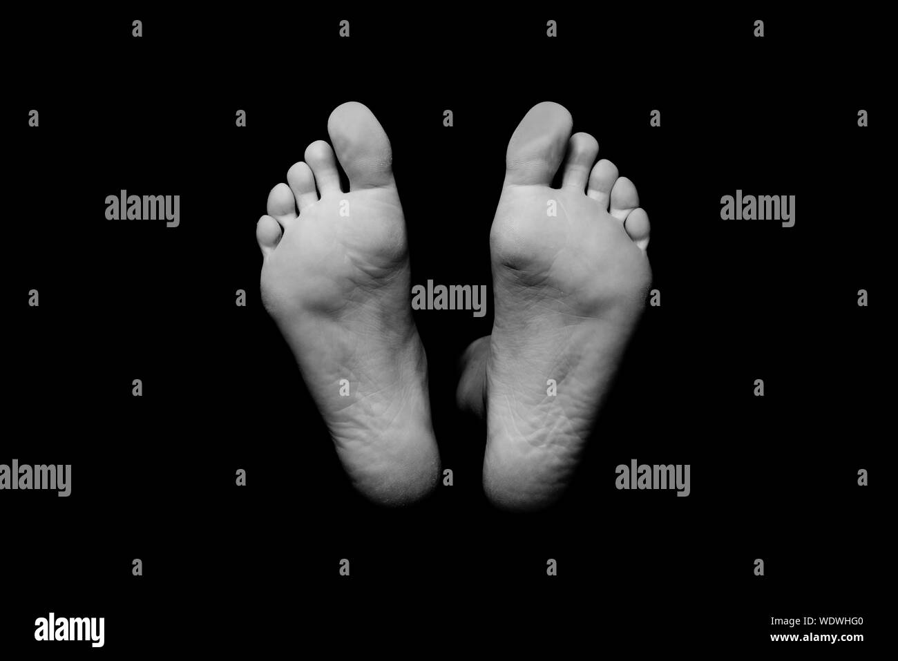 Dead person feet High Resolution Stock Photography and Images - Alamy