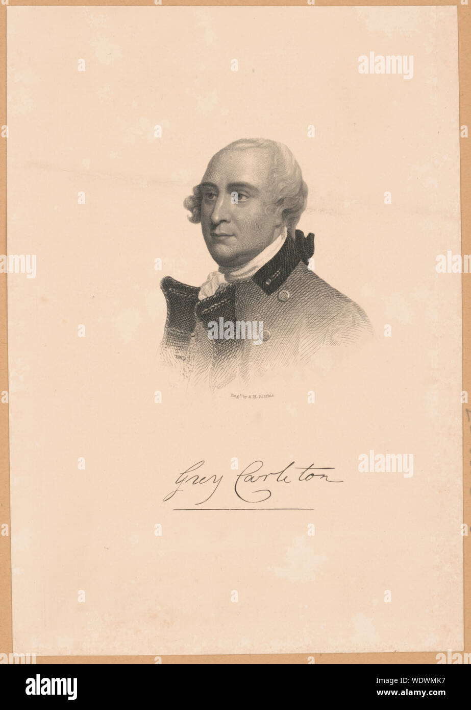 Guy Carleton / engd. by A.H. Ritchie. Abstract/medium: 1 print ...