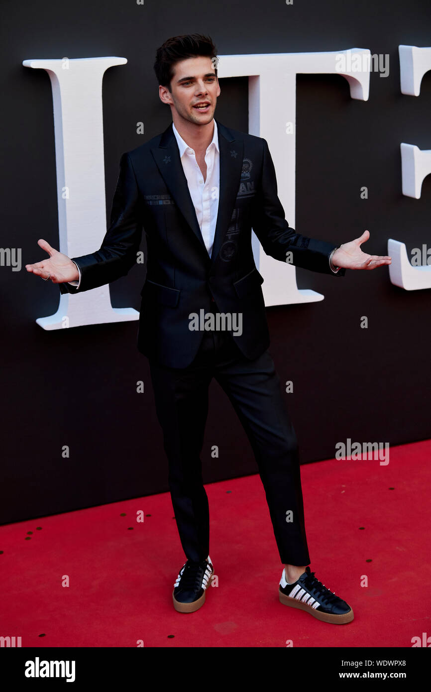 Madrid, Spain. 29th Aug, 2019. Alvaro Rico attends the ELITE premiere ...