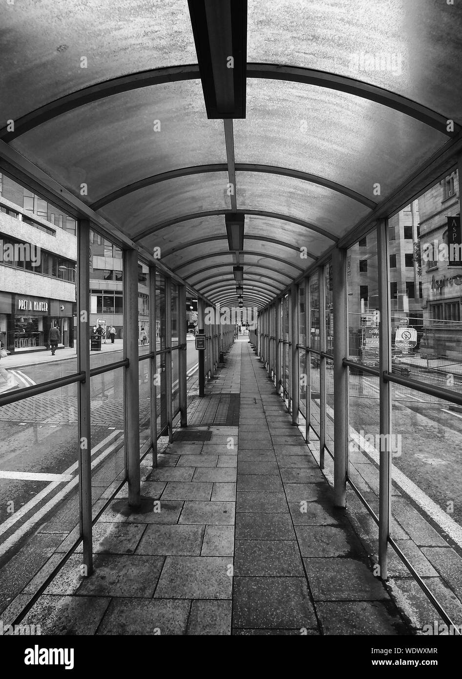 Glass covered street hi-res stock photography and images - Alamy