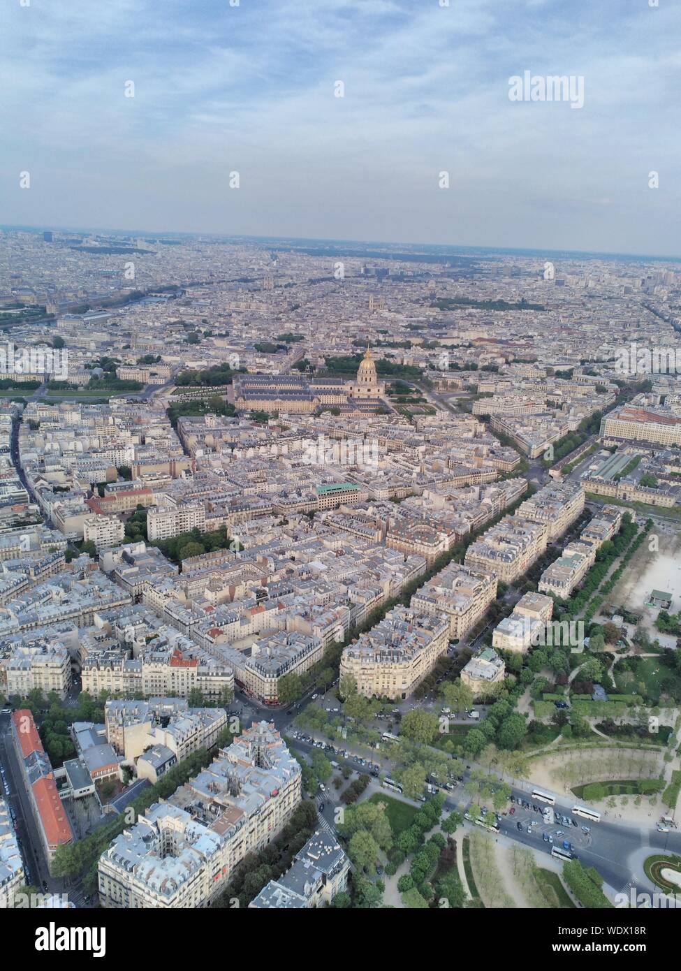 Aerial View Of Cityscape Stock Photo - Alamy
