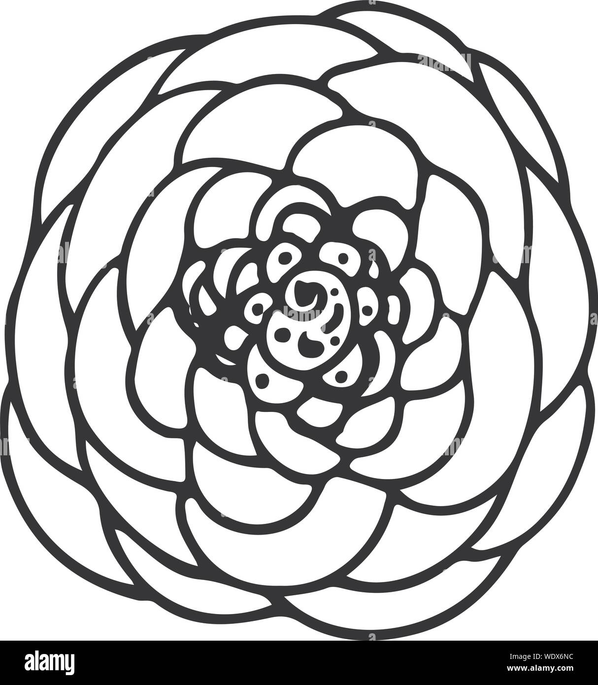Outline microbe vector icon. Isolated black simple line element ... Outline microbe vector icon. Isolated black simple line element ...