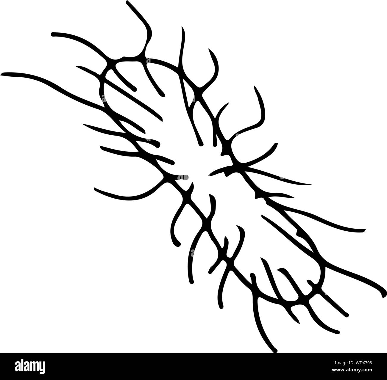 Outline microbe vector icon. Isolated black simple line element ... Outline microbe vector icon. Isolated black simple line element ...