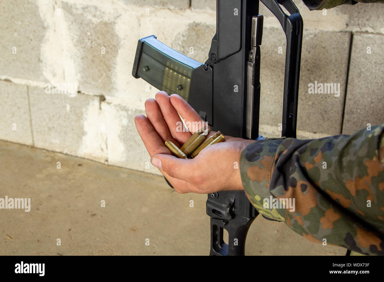 Gun military force flag hi-res stock photography and images - Alamy