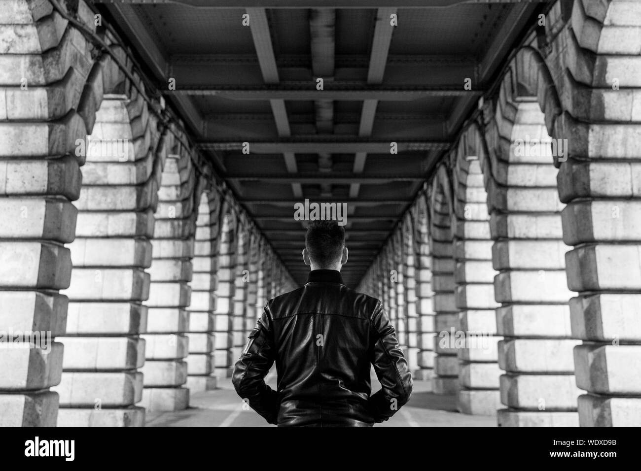 Man by a bridge hi-res stock photography and images - Alamy